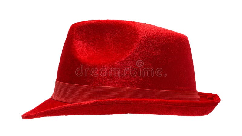 Red Hat Side View stock image. Image of fedora, fashion - 316640839