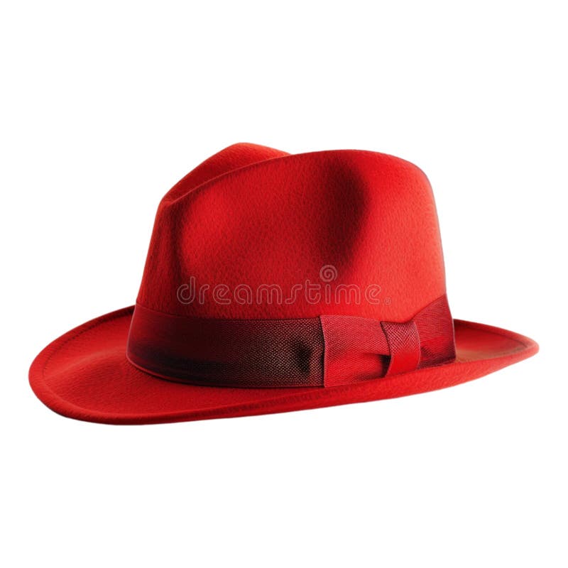 Red Hat on Transparent Background - Ai Generated Stock Illustration ...