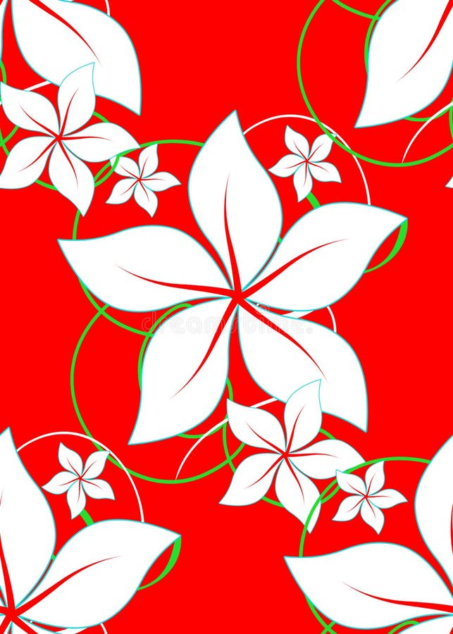 Seamless Hawaiian Royale Border/Pattern Stock Vector - Illustration of ...