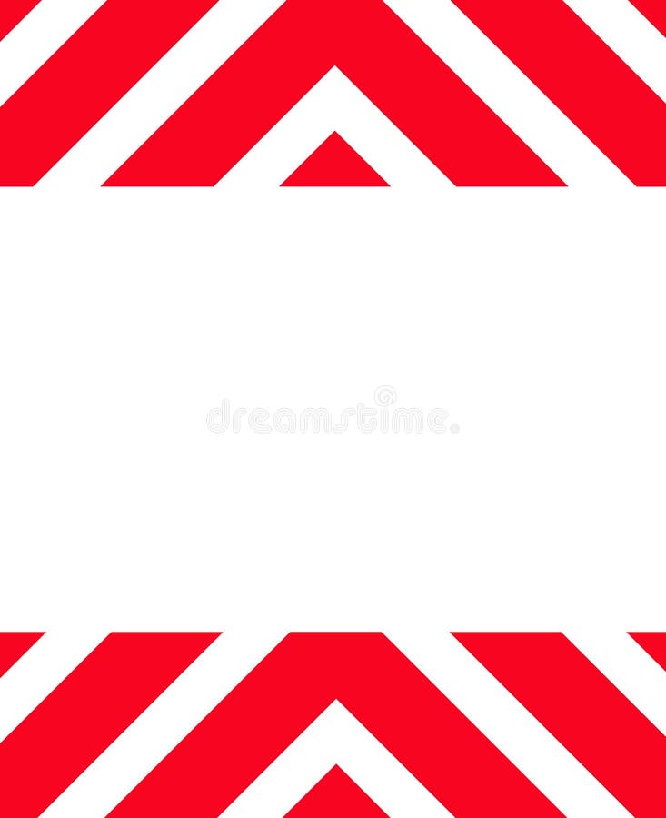 Red Hazard warning sign stock illustration. Illustration of graphic ...