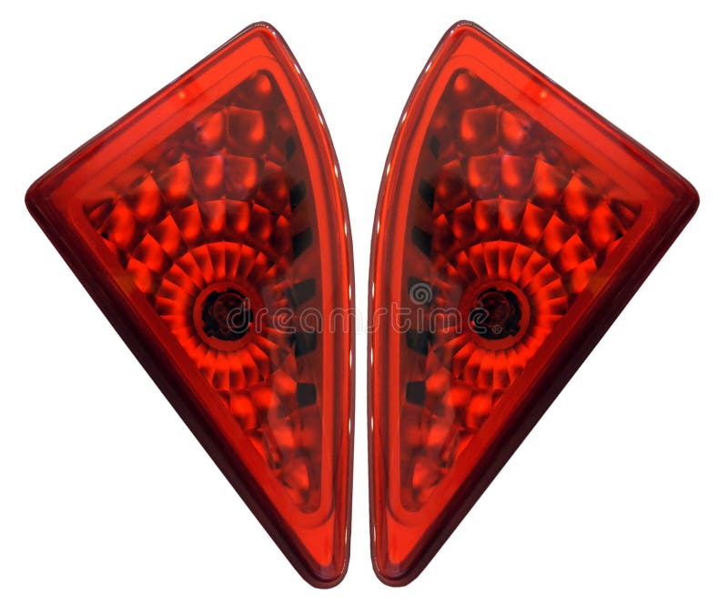 Red headlamp or backlight stock photo. Image of automotive - 139930972