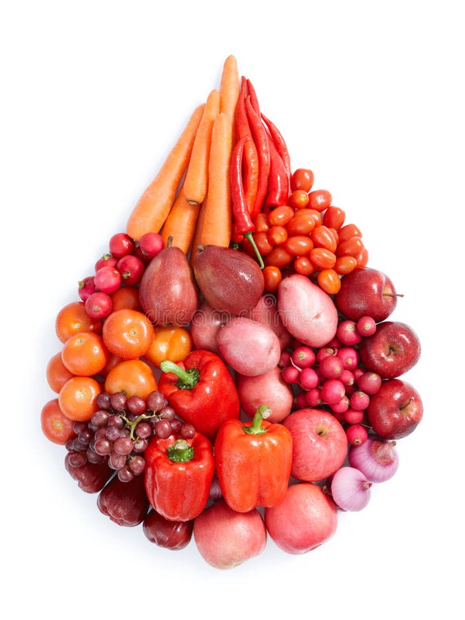 Red healthy food stock photo. Image of bell, carrot, onion - 17536812