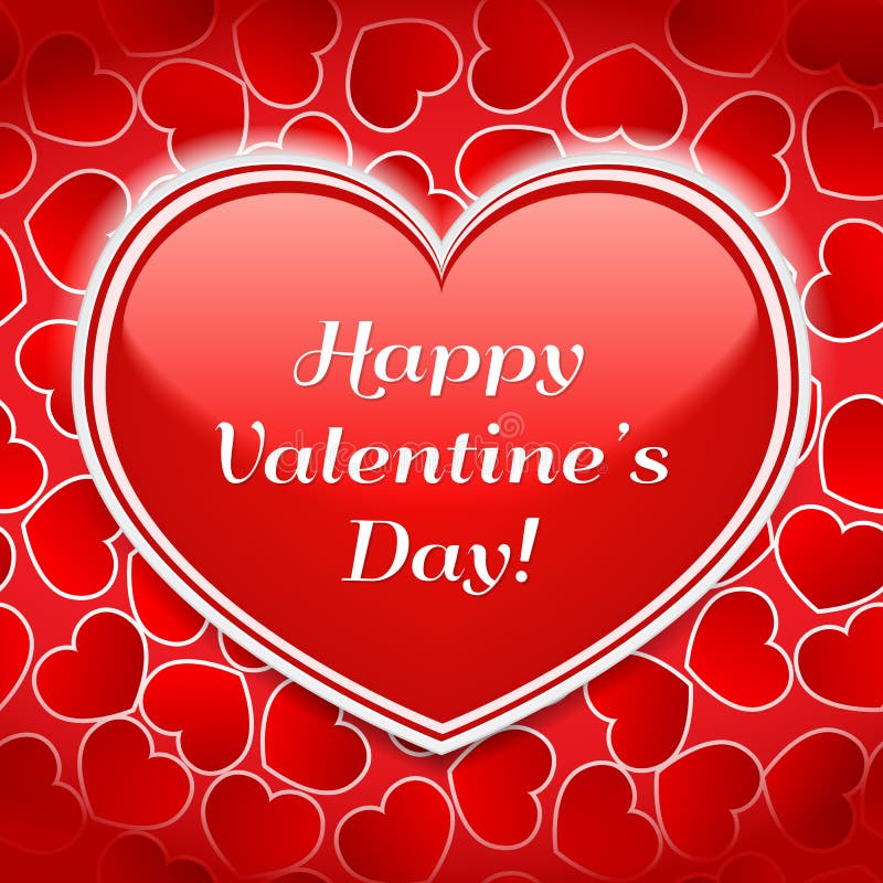 Red Heart stock vector. Illustration of banner, romance - 28940521