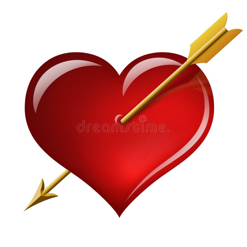 Cupid Arrow Heart Cupid Arrow Heart With Arrow Symbol For