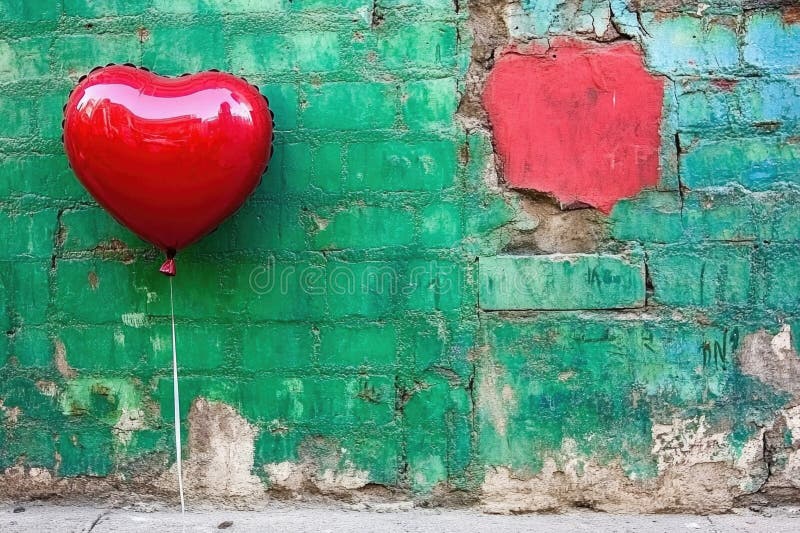 Graffiti Heart Balloon Urban Street Art Stock Photos - Free & Royalty ...