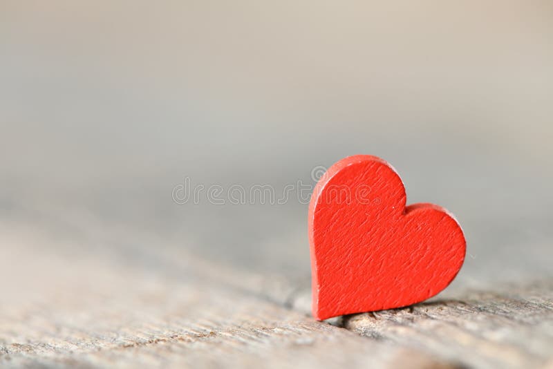 A Red Heart with a Blurred Background. High Resolution Photo. Stock ...