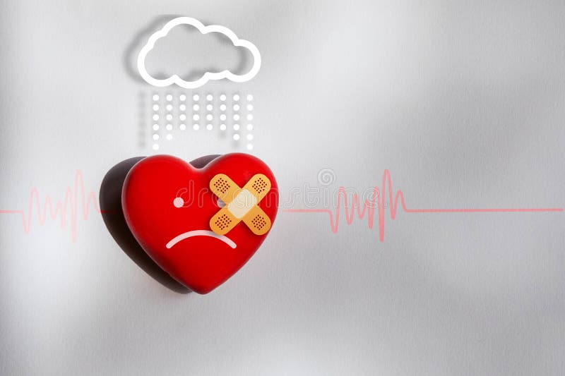 Broken Heart Visual Representation Heartache Loss Stock Photos - Free ...