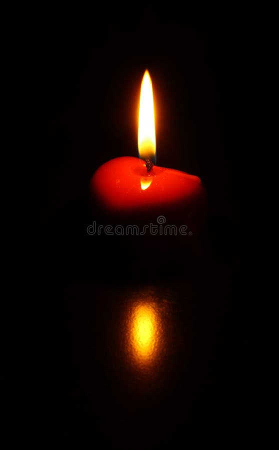 Red Candlelight stock image. Image of flame, soothing - 36985245