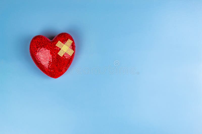 Red heart close up stock photo. Image of concept, romantic - 194582574