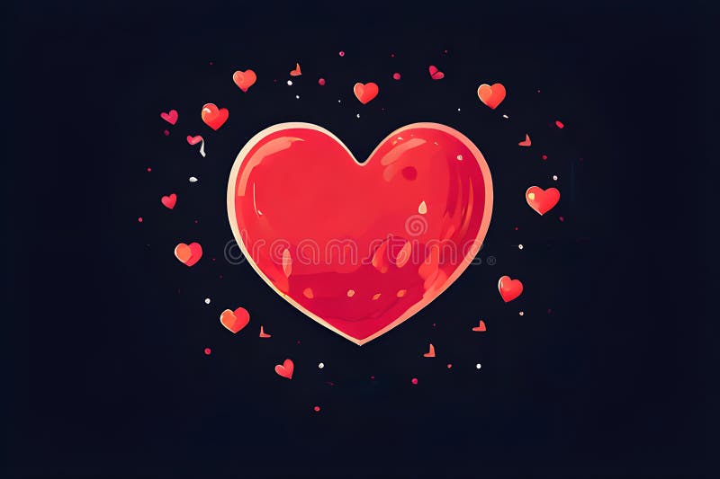 Red Heart. Design Concept for World Heart Day Celebrated on September ...