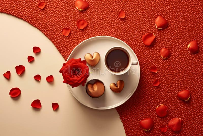 Red Heart with Droplets Red Heart with Drops Red Glass Stock ...