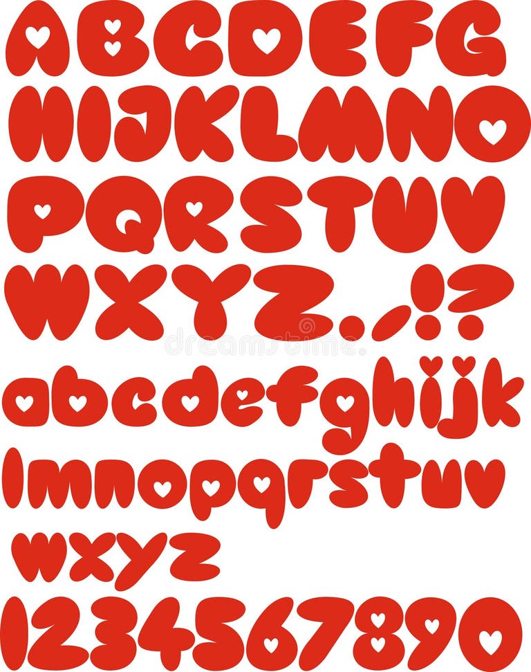 Heart Font Stock Illustrations – 212,879 Heart Font Stock Illustrations ...