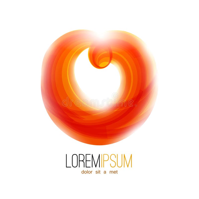 Red heart stock vector. Illustration of logo, main, love - 54952591