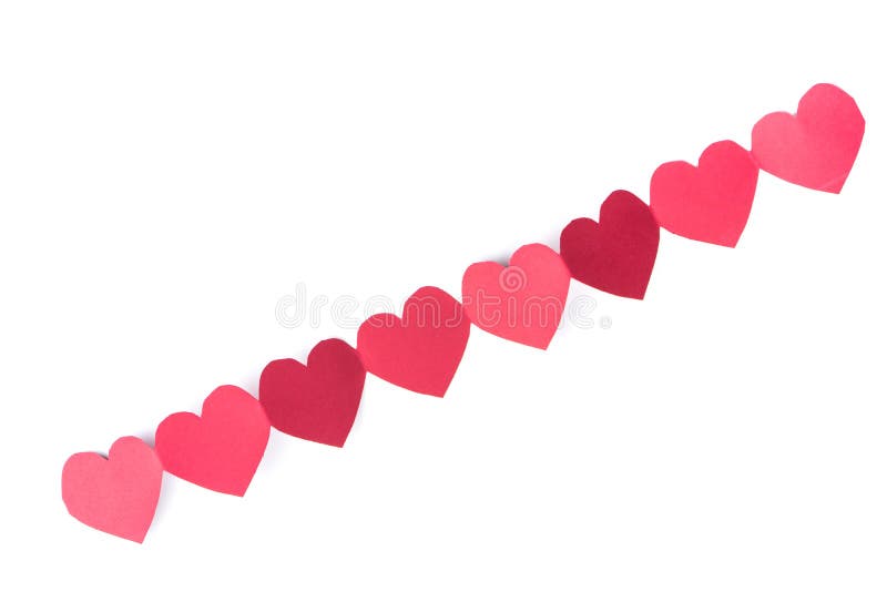Red heart paper stock photo. Image of valentine, design - 85301546