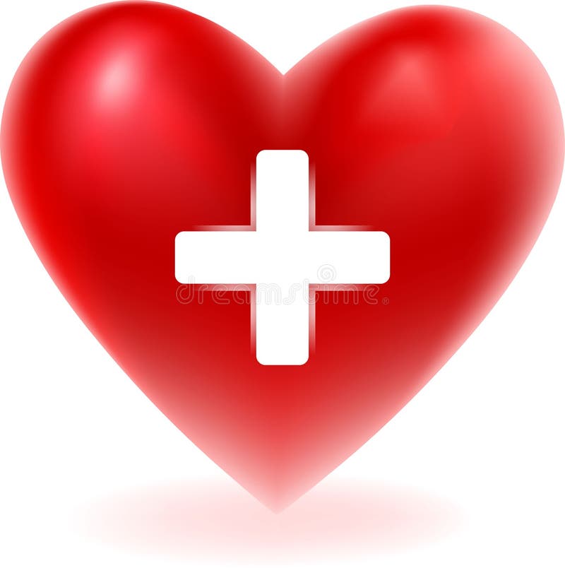 Red heart shape stock vector. Illustration of button - 27741500