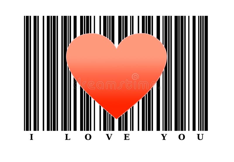 Love barcode stock vector. Illustration of symbol, closeup - 11655335