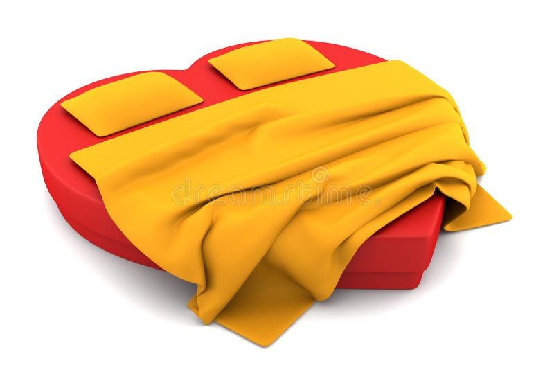 Heart Shaped Bed Stock Illustrations – 597 Heart Shaped Bed Stock ...