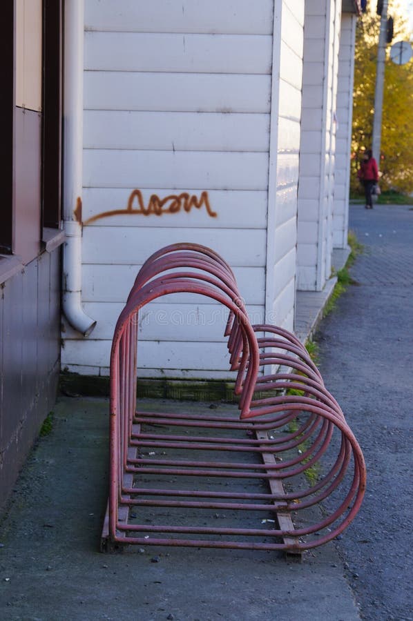 Heart Shaped Bicycle Rack Stock Photos - Free & Royalty-Free Stock ...