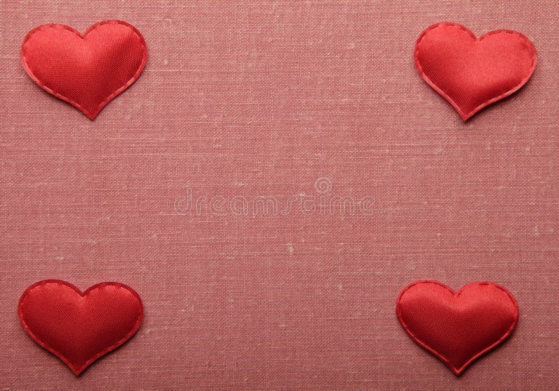 Red Heart Sharp Textile Background Stock Image - Image of decor, poster ...