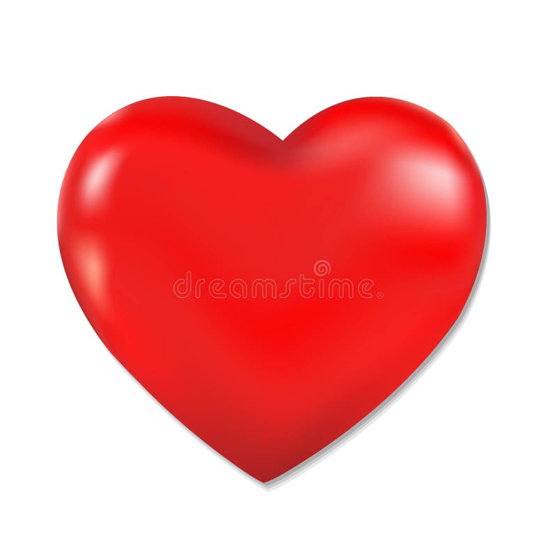 Red Heart Symbol stock vector. Illustration of love - 195721608
