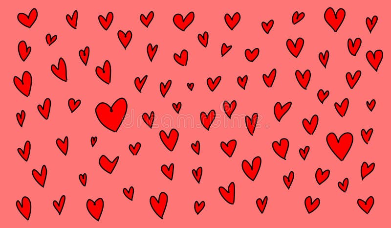 Red heart vector stock vector. Illustration of valentine - 111853499