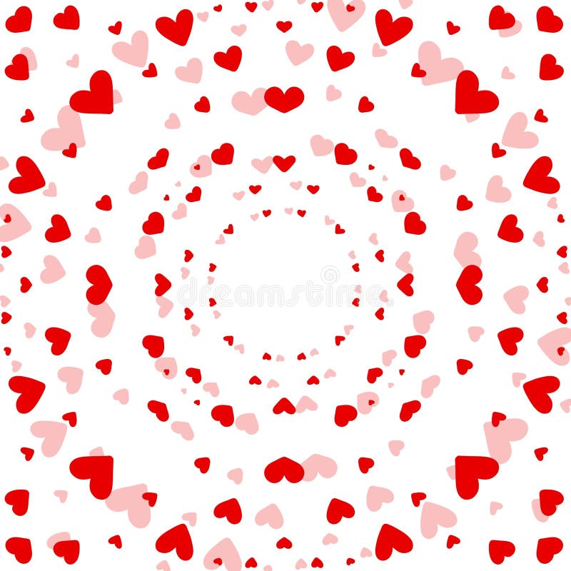 Red Heart on White Background Illustration, Love Wallpaper Design ...