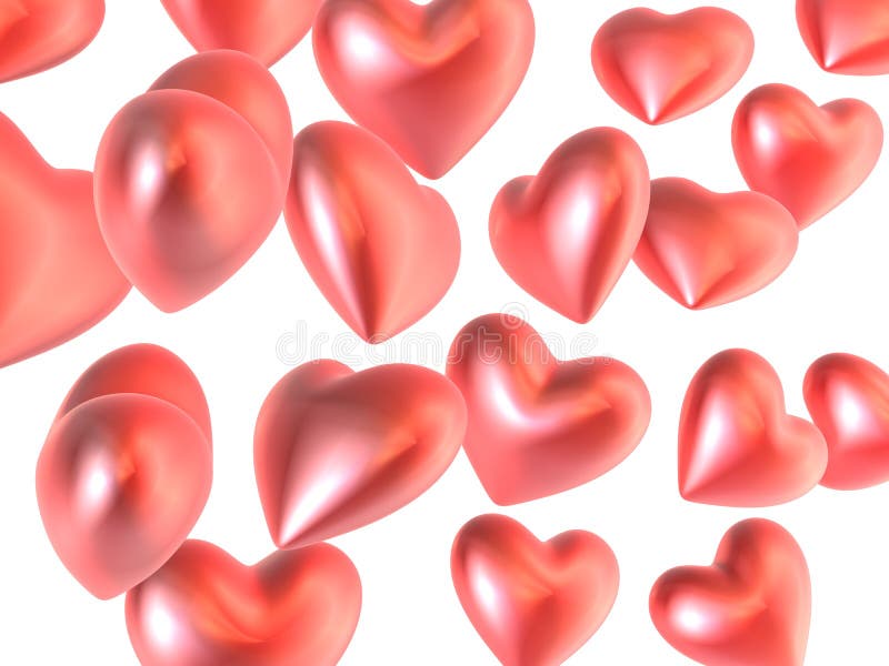 Red hearts stock illustration. Illustration of love, symbol - 1918924