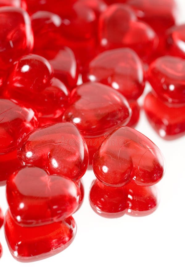 Red hearts stock photo. Image of treats, pile, hearts - 1968520