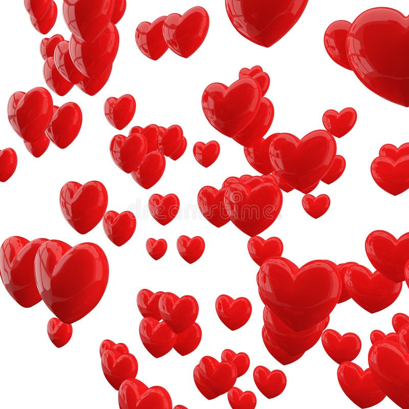Red hearts stock image. Image of pattern, color, romantic - 37504039