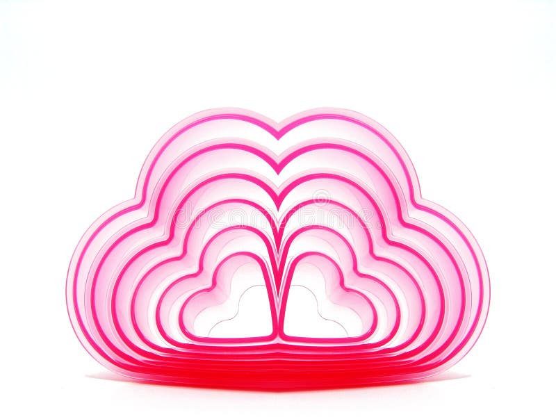 Multiple red hearts stock photo. Image of symbol, love - 6985212