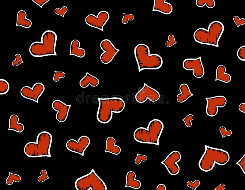 Red Hearts Background / Texture Picture. Image: 4172514