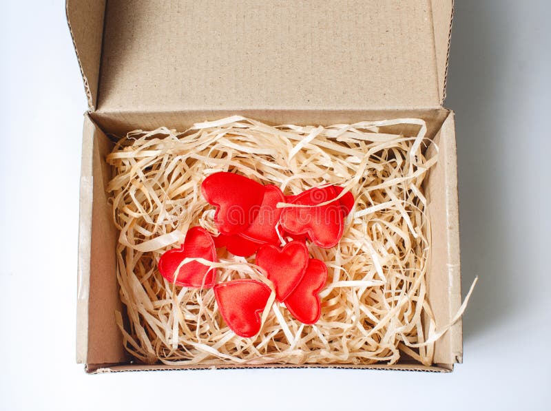 Red Hearts in the Mailbox. Send Love by Mail Stock Photo - Image of ...