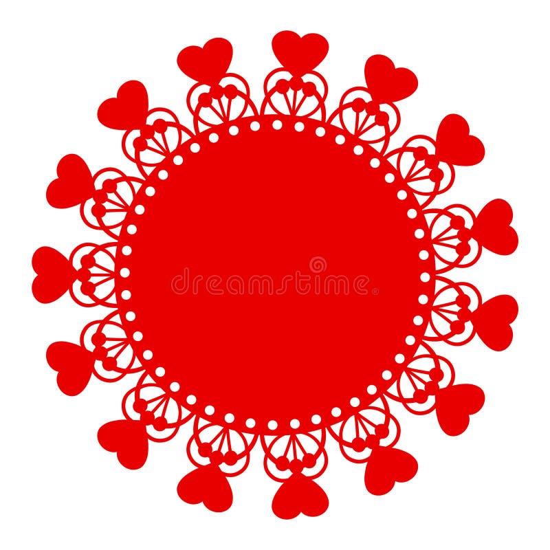 Hearts Fancy Scroll Set stock vector. Illustration of classical - 15558143