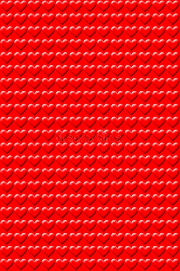 Red hearts pattern stock illustration. Illustration of emboss - 32190523