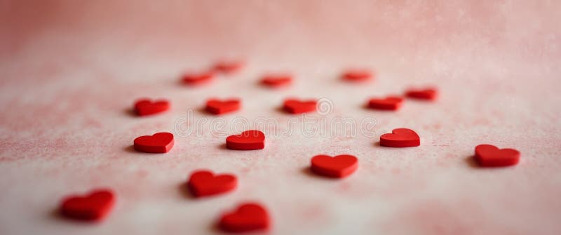 Red Hearts Radiate Love Pink Background Stock Photos - Free & Royalty ...