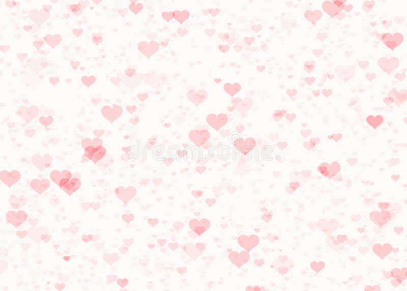 Red Hearts Watermark Backgrounds Stock Illustration - Illustration of ...