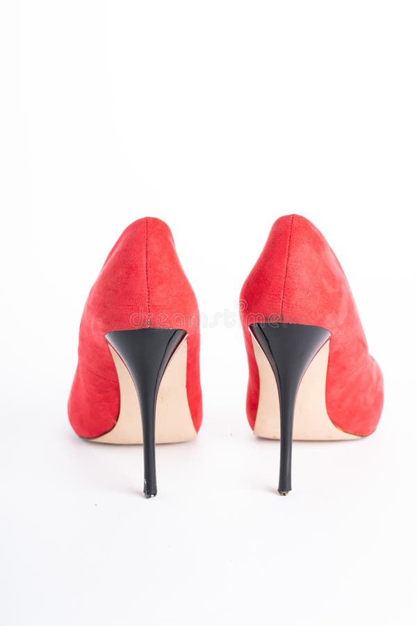 Red Heels or Stiletto Isolated Stock Image - Image of elegance ...