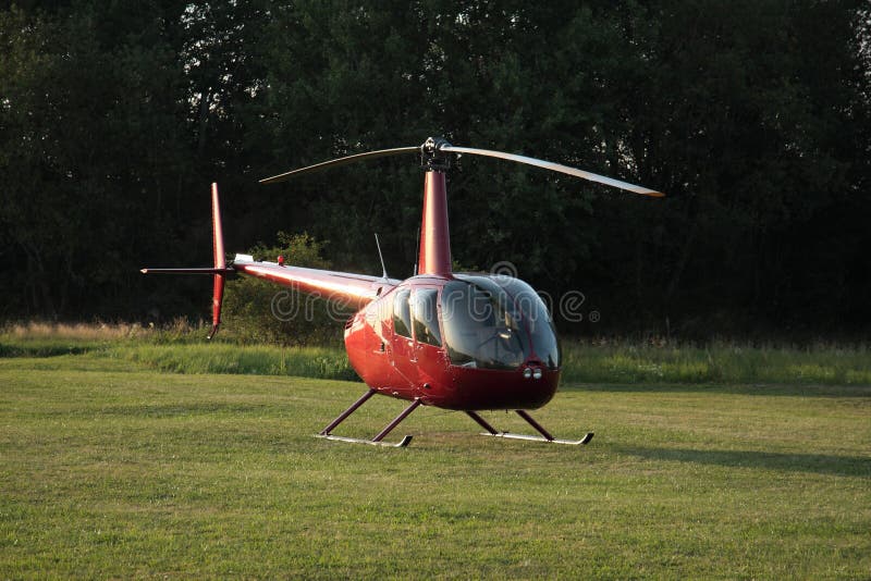 Red helicopter stock image. Image of city, solar, helicopter - 26449267