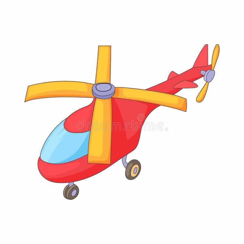 Red Helicopter Icon Cartoon Style Stock Illustrations – 181 Red ...