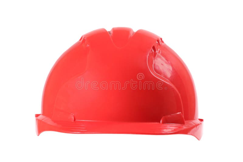 Red helmet stock photo. Image of insurance, industrial - 78719086