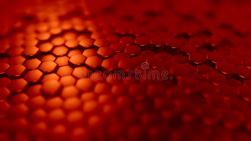 Red Hexagon Background. 3d Illustration, 3d Rendering Stock ...