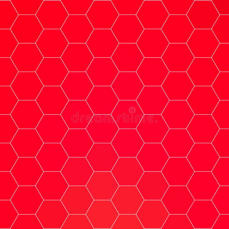 Red Hexagon Background. Polygonal Style. Vector Illustration. Eps 10 ...
