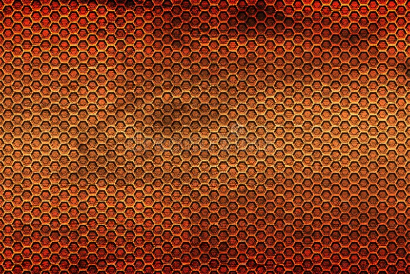 Red Hexagon Background and Texture Stock Illustration - Illustration of ...