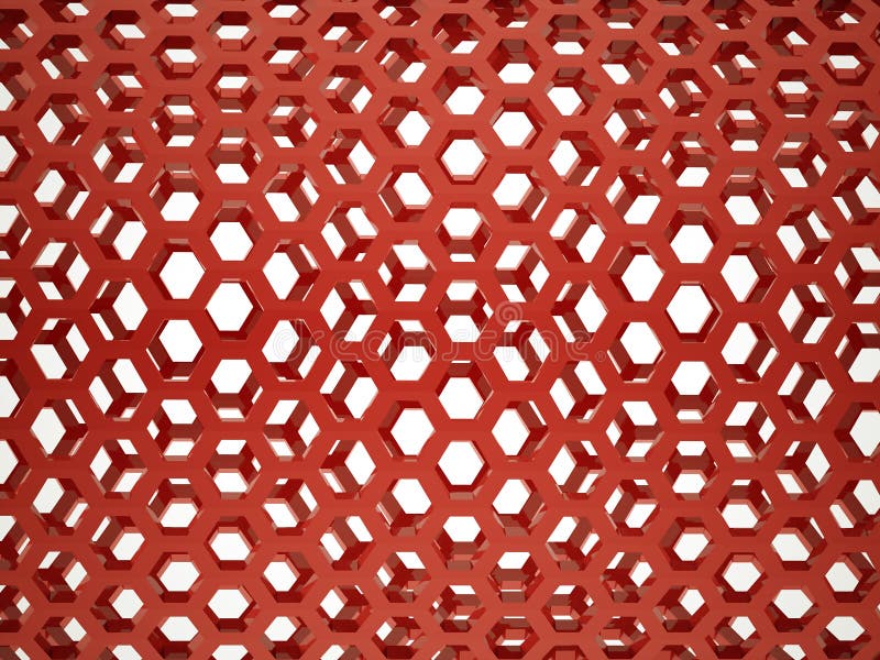 Red hexagonal mesh stock illustration. Illustration of element - 50746687