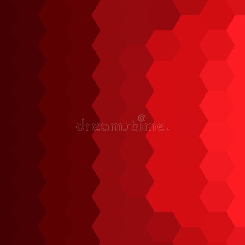 Red Hexagonal Texture Tech Background, Black, 3d Rendering Illustration ...