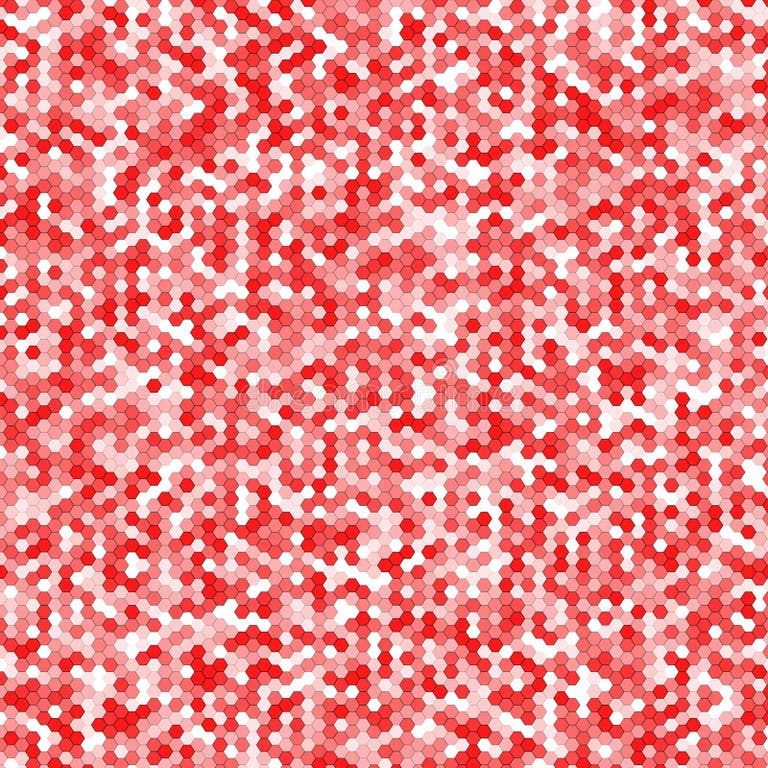 Random red hexagons stock illustration. Illustration of opacities ...