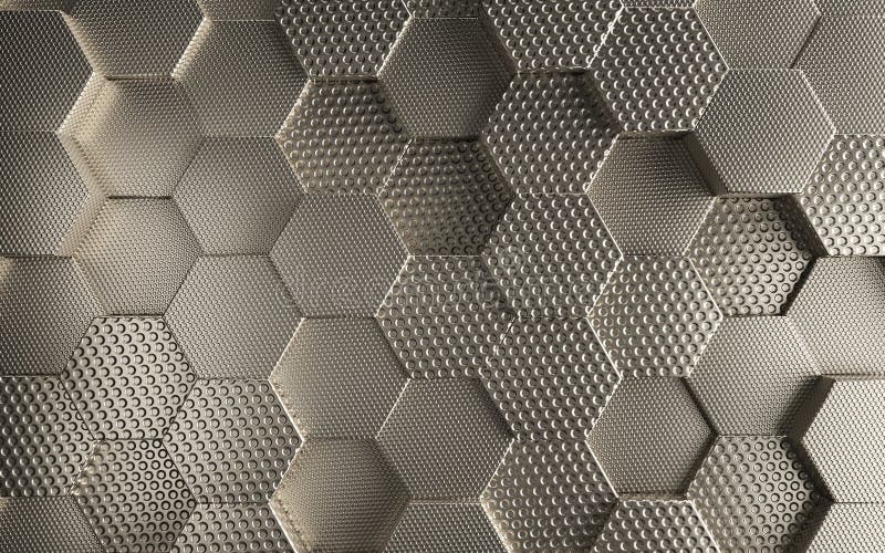 Red Hexagons on White Background Wallpaper with Copy Space. 3d Render ...