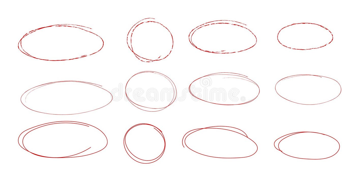 Red Highlight Circles Stock Illustrations – 408 Red Highlight Circles ...