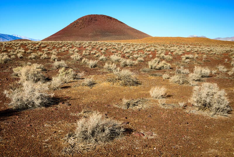 Red Hill cinder cone stock image. Image of hill, falls - 65042021
