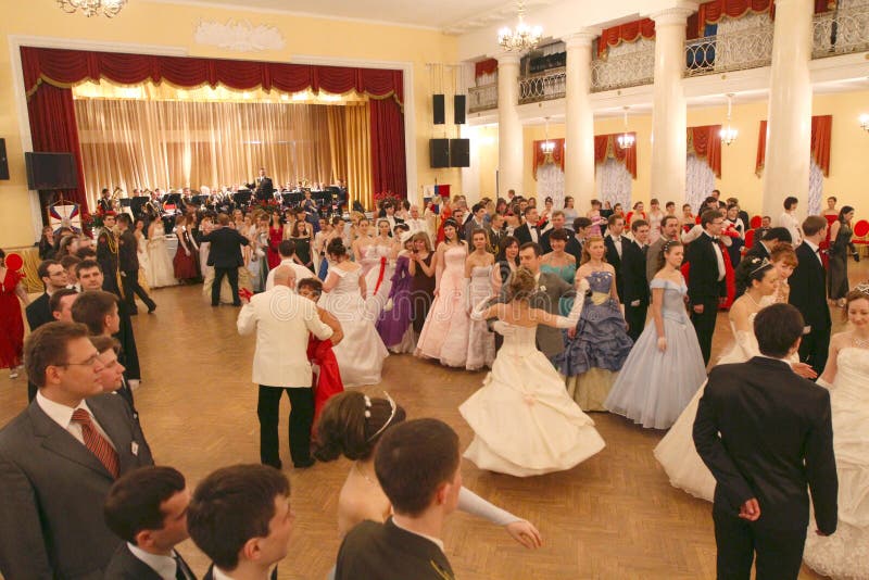 Red Hill - Spring Ball Moscow Nobility Assembly Editorial Stock Photo ...